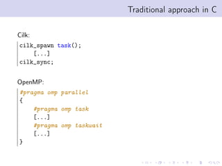 Scalability comparison: Traditional fork-join-based parallelism vs. Goroutines: Porting the ...