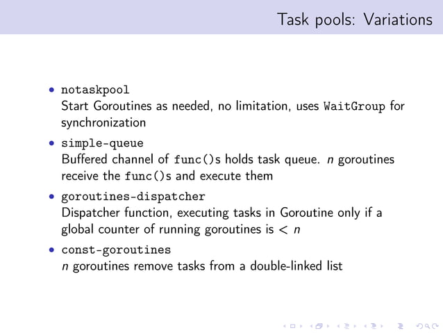 Scalability comparison: Traditional fork-join-based parallelism vs. Goroutines: Porting the ...