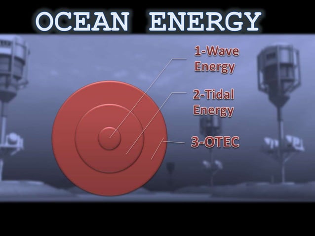 Ocean Energy ( wave enrgy, tidal energy, OTEC | PPTX