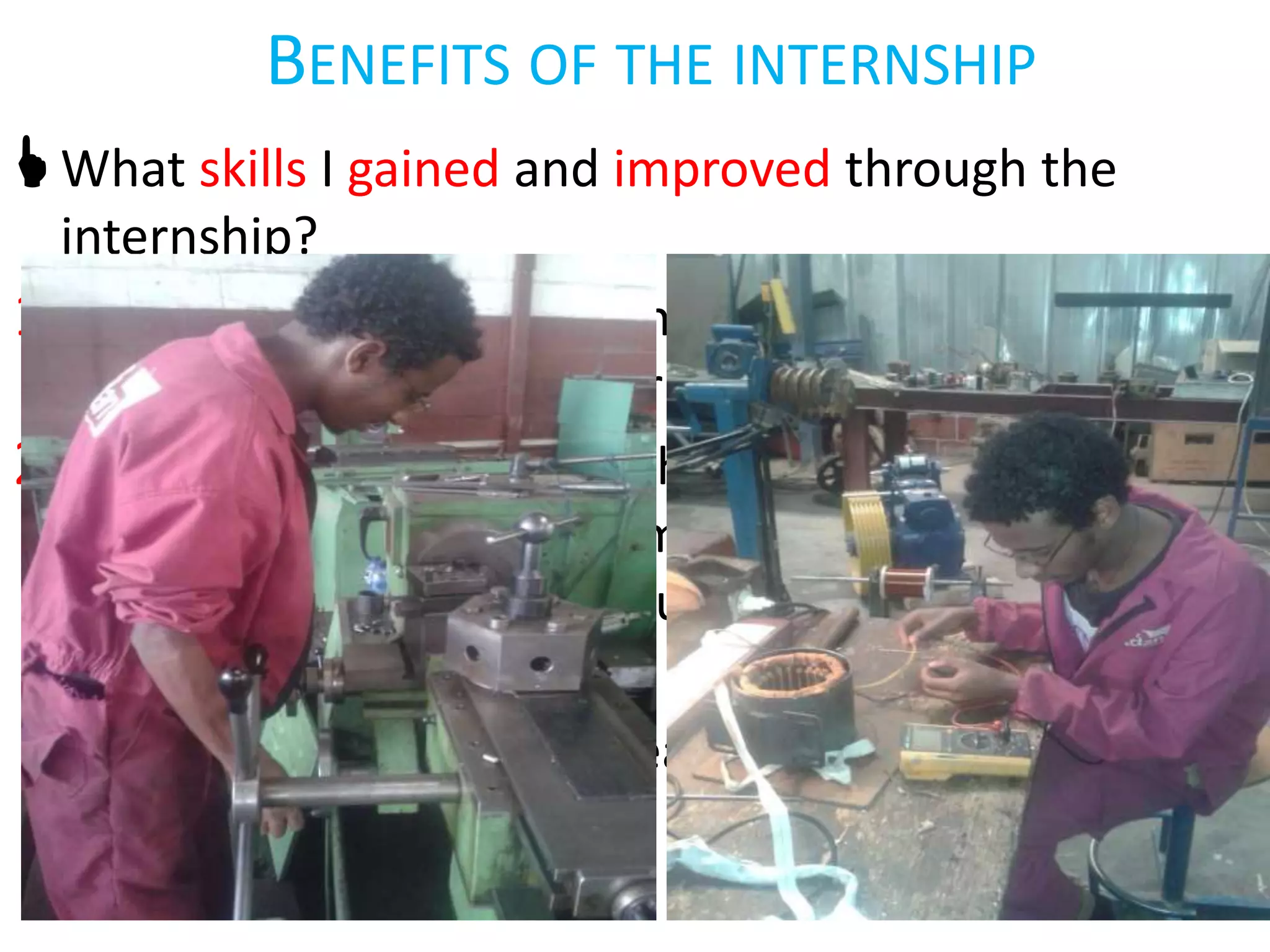 My internship presentation | PPTX