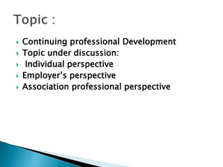 CPD | PPT