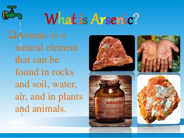Arsenic Contamination in Ground Water