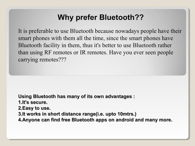 Presentation on home automation | PPT | Free Download