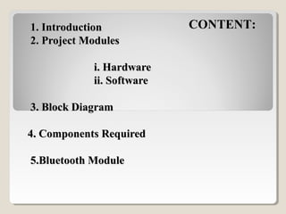 Presentation on home automation | PPS
