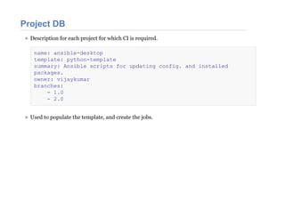 Managing Jenkins with Python | PPT