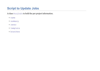 Managing Jenkins with Python | PPT