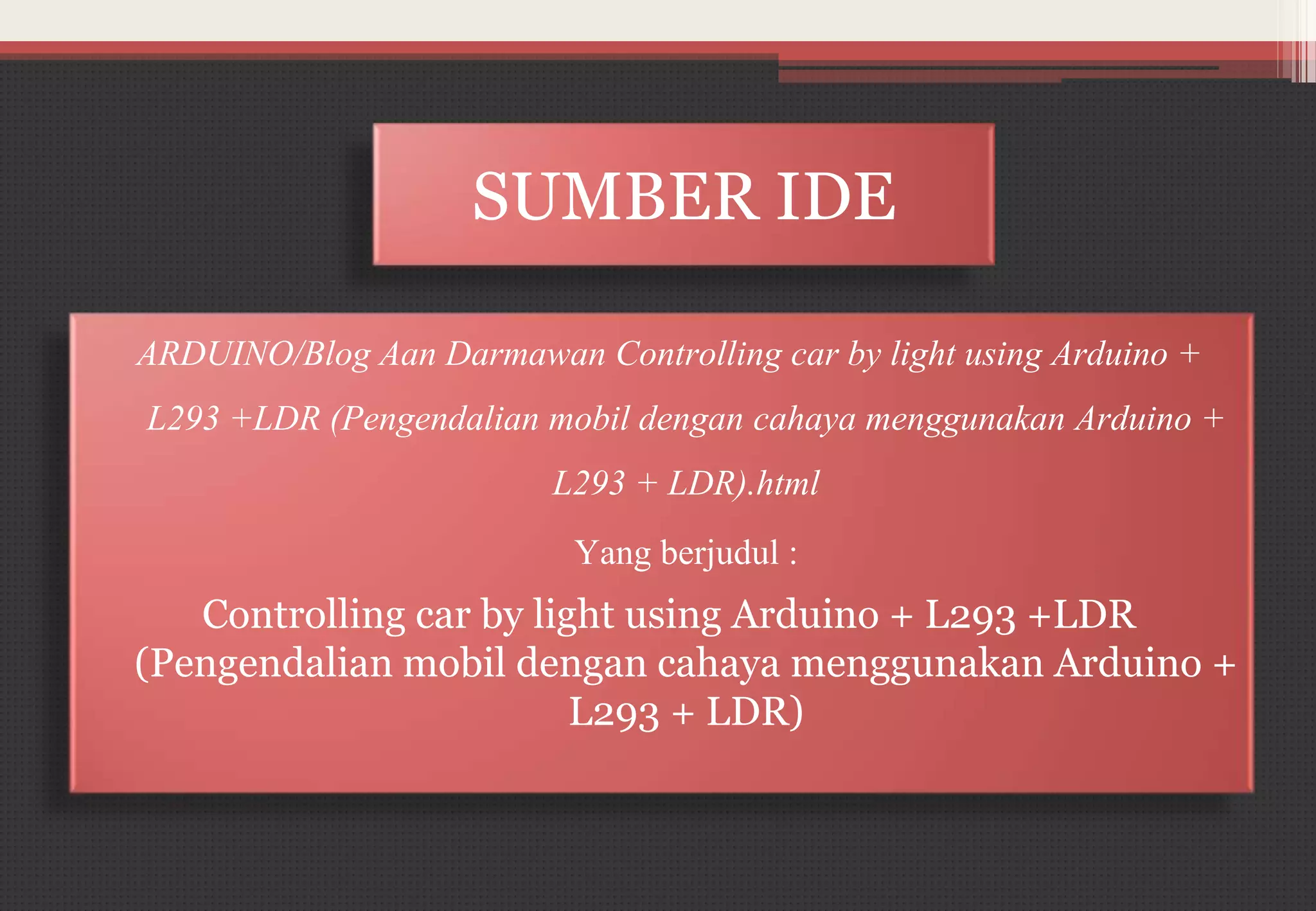 kendali 2 motor DC menggunakan arduino UNO | PPTX kendali 2 motor DC menggunakan arduino UNO | PPTX