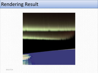 Realistic Image Synthesisの発表で使った | PPTX | Graphics Software | Computer Software and Applications