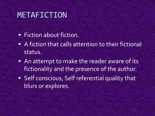 Historiographical Metafiction | PPTX