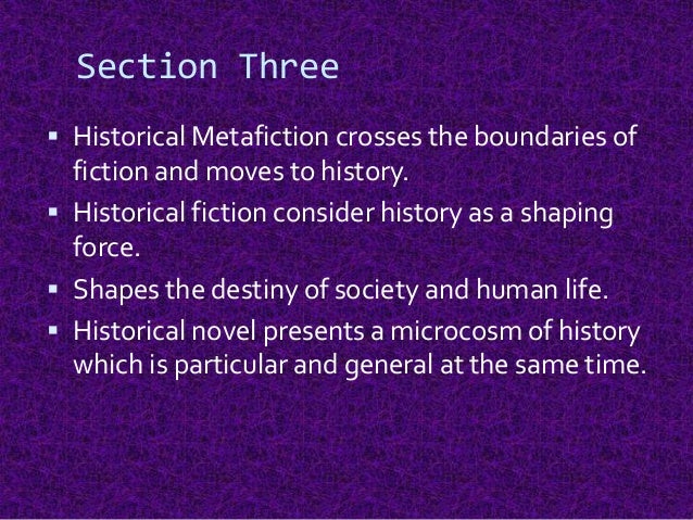 Historiographical Metafiction