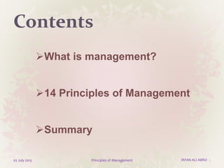 Principles of Management | PDF