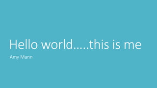 Online Identity- analysis | PPT