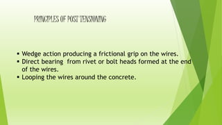 post tension slabs in residential building | PPTX