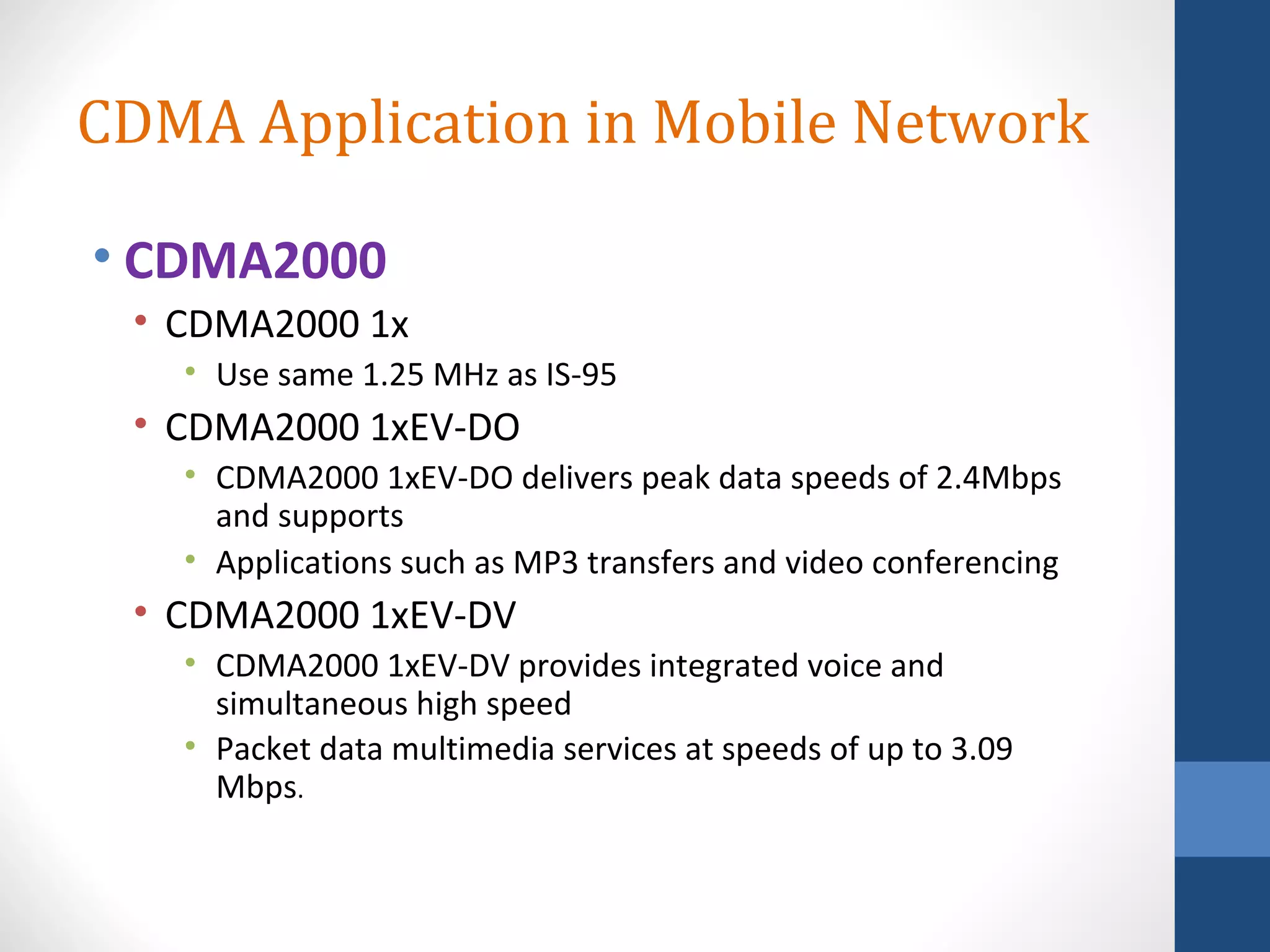 Presentation on CDMA | PPT