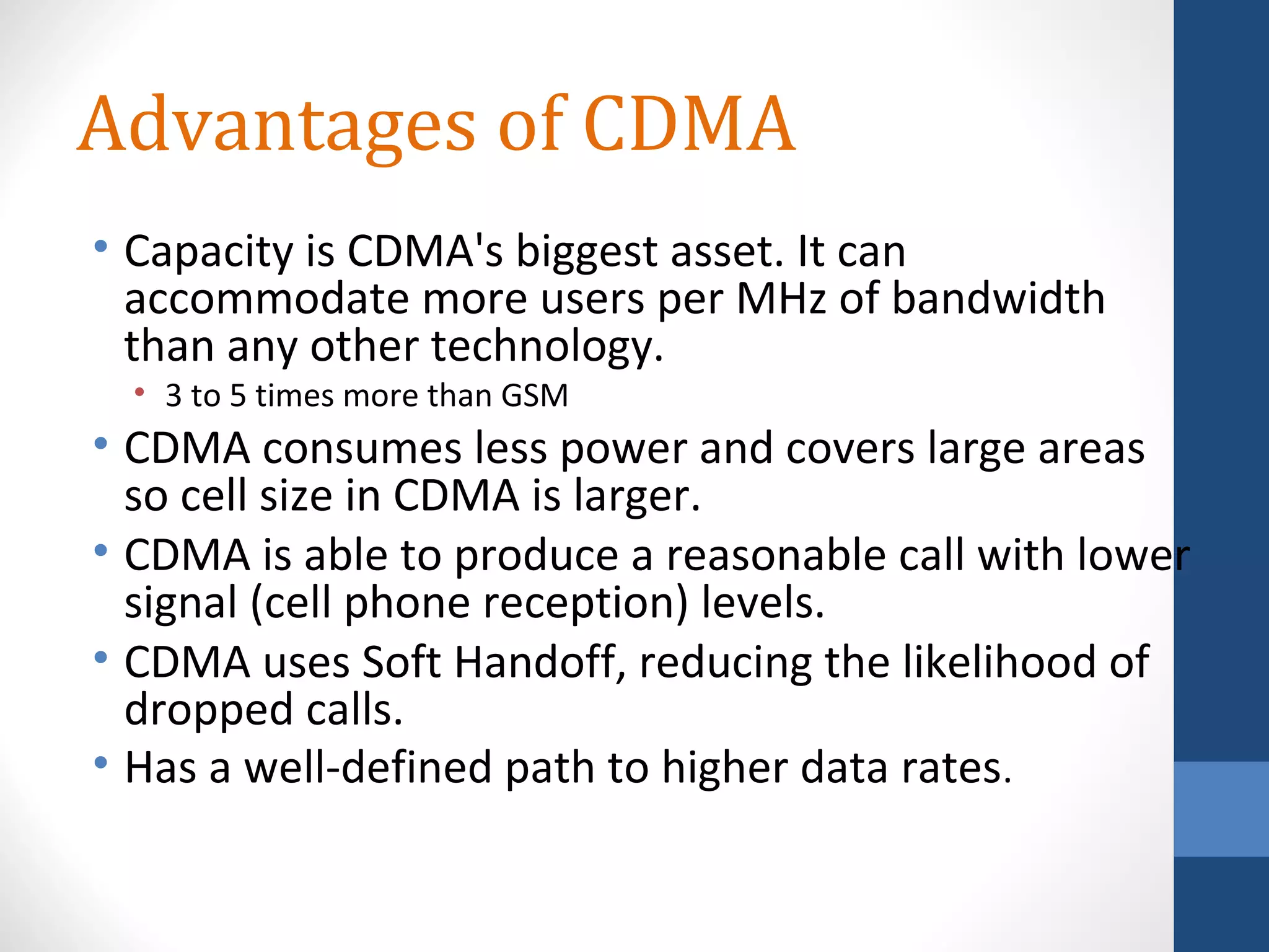 Presentation on CDMA | PPT
