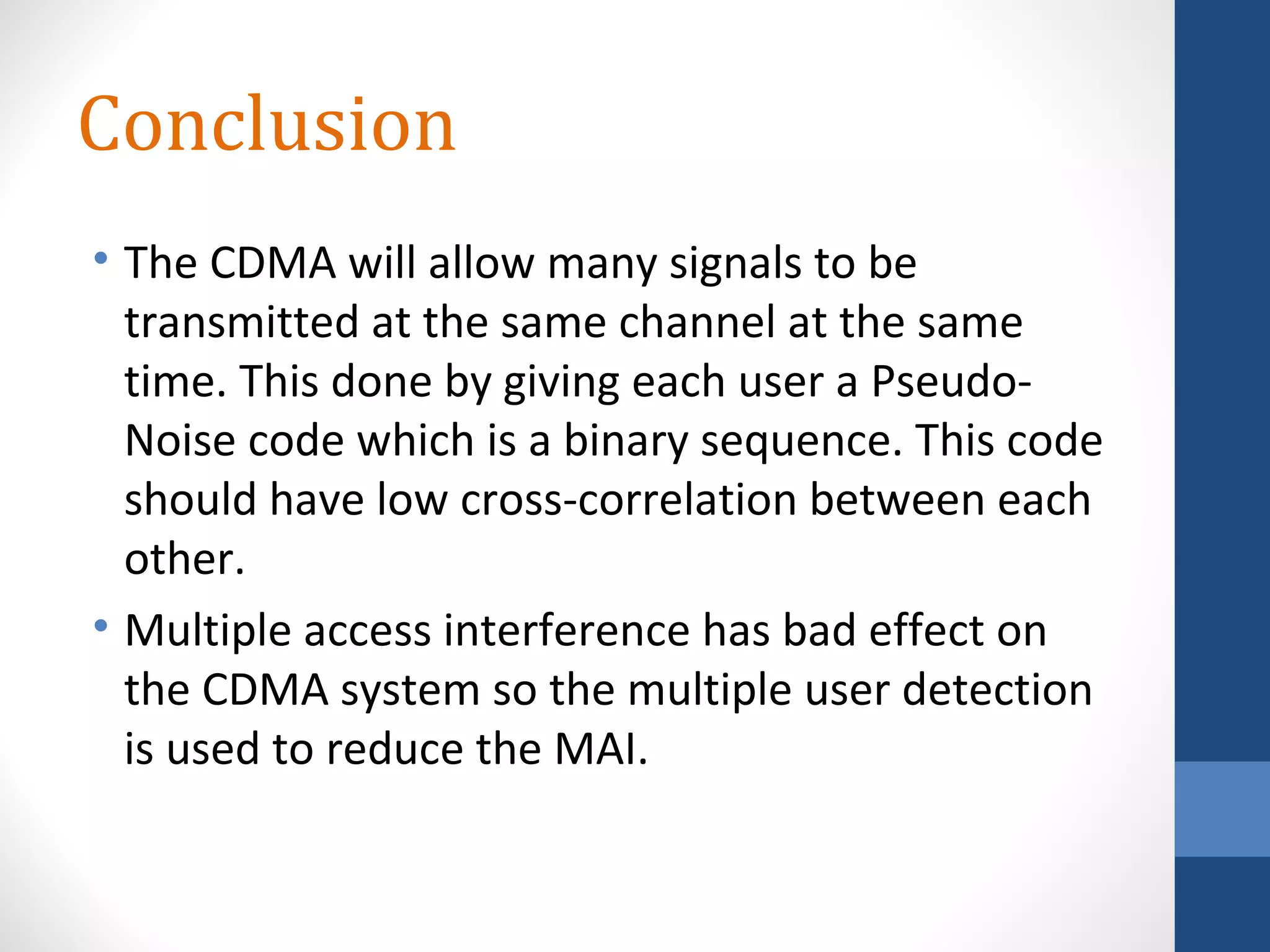 Presentation on CDMA | PPT