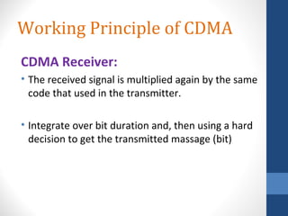Presentation on CDMA | PPT