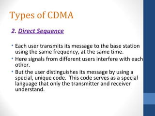 Presentation on CDMA | PPT