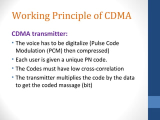 Presentation on CDMA | PPT