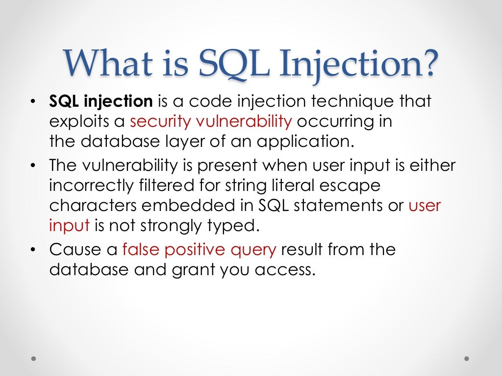Google Dorks and SQL Injection
