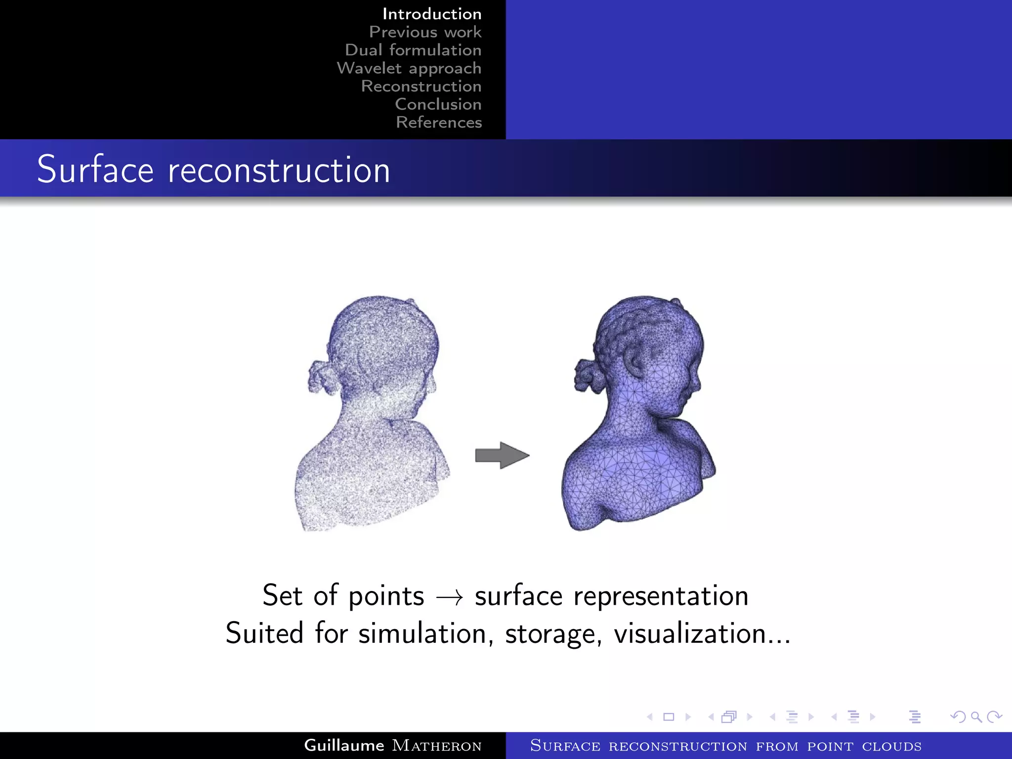 Surface Reconstruction From Point Clouds Using Optimal Transportation Ppt