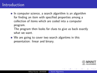 Search Algprithms | PPT