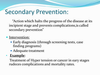 concepts of prevention in dentistry | PPTX
