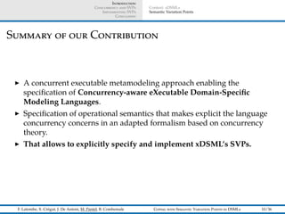 Coping with Semantic Variation Points in Domain-Specific Modeling Languages | PPT