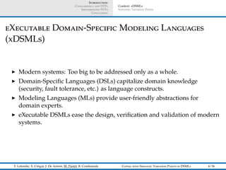 Coping with Semantic Variation Points in Domain-Specific Modeling Languages | PPT