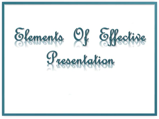 Presentation | PPT