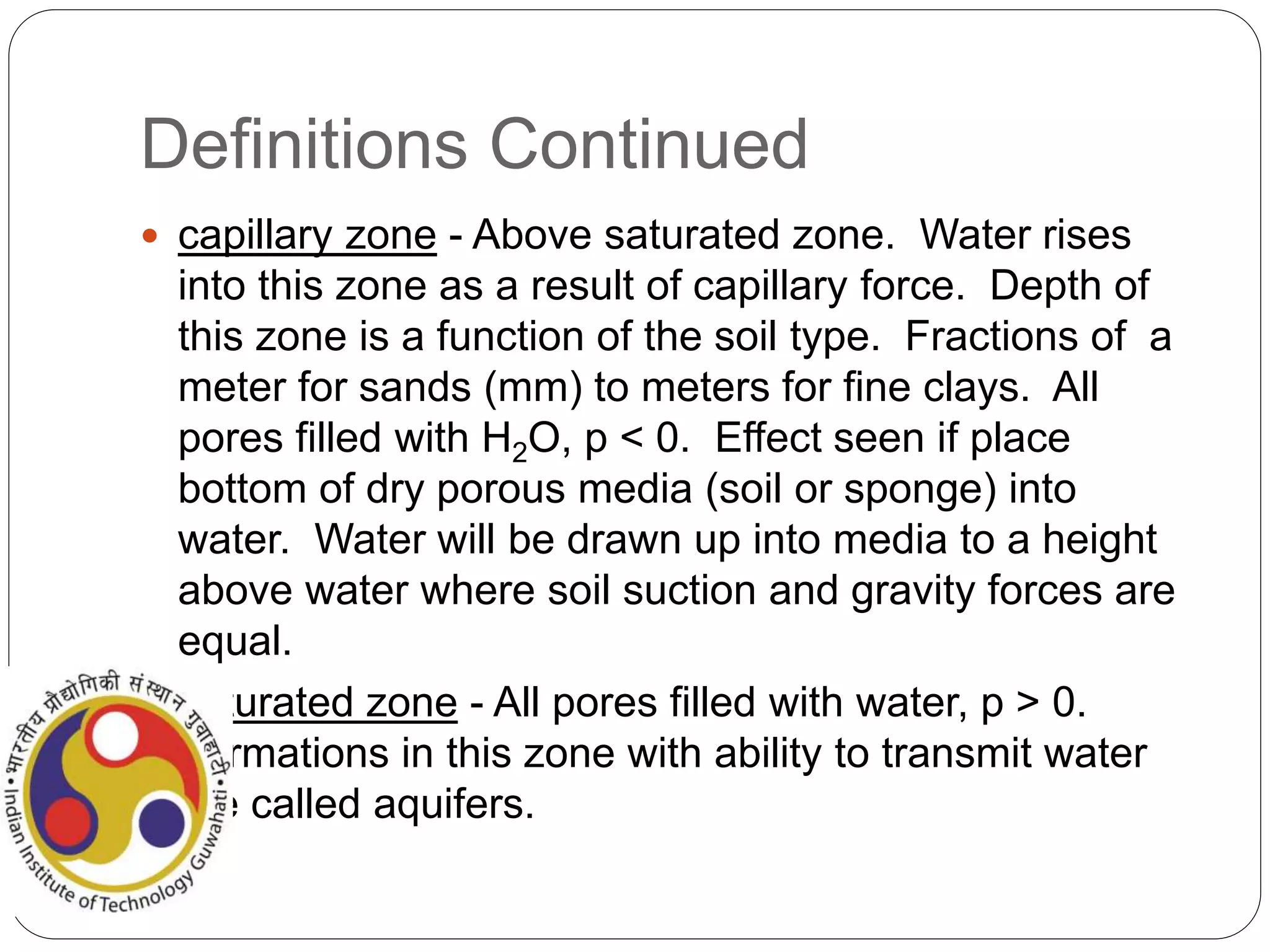 subsurface water | PPTX