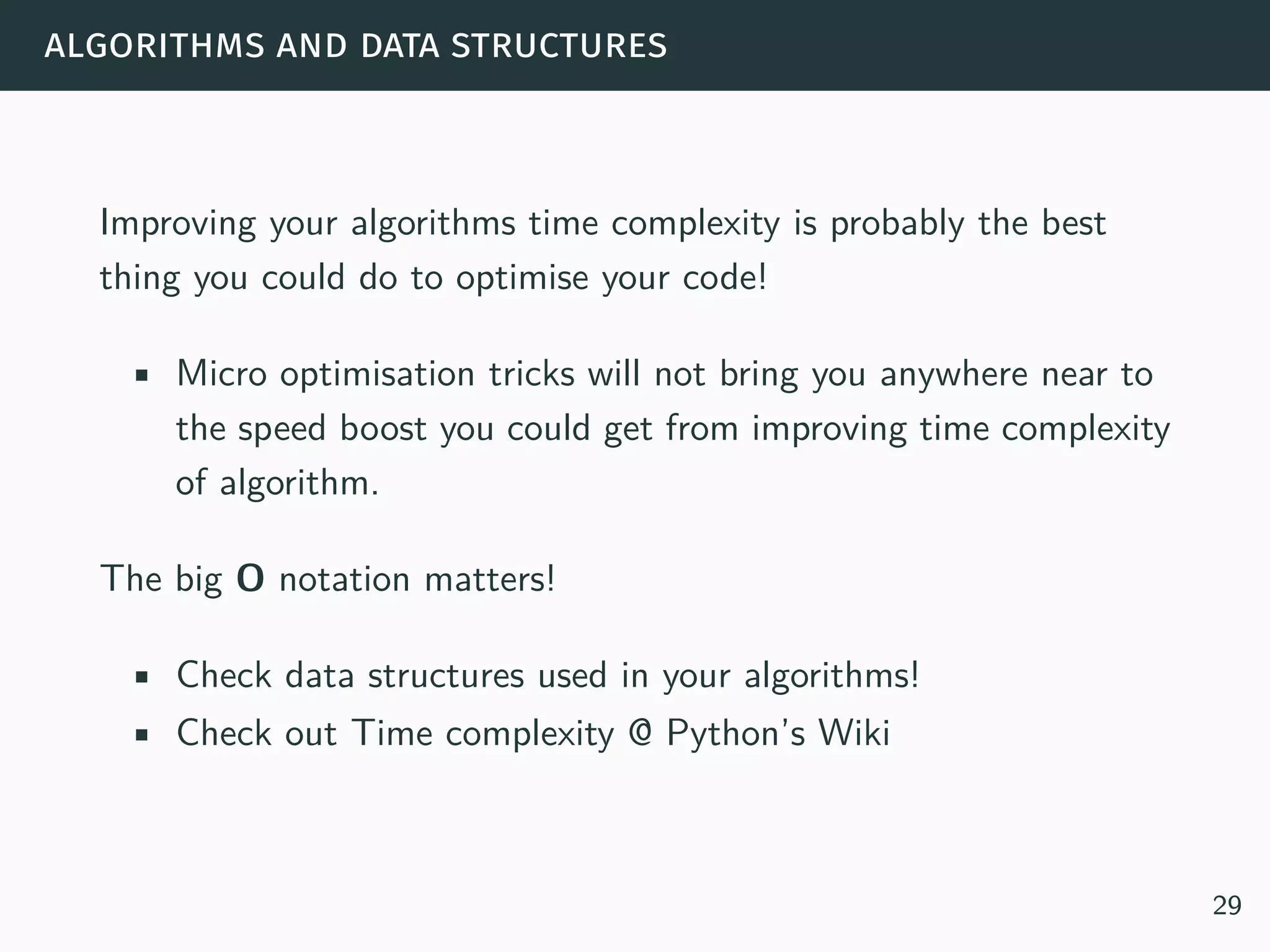 What’s eating python performance | PPT