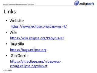 PapyrusRT: Modelling and Code Generation | PPT