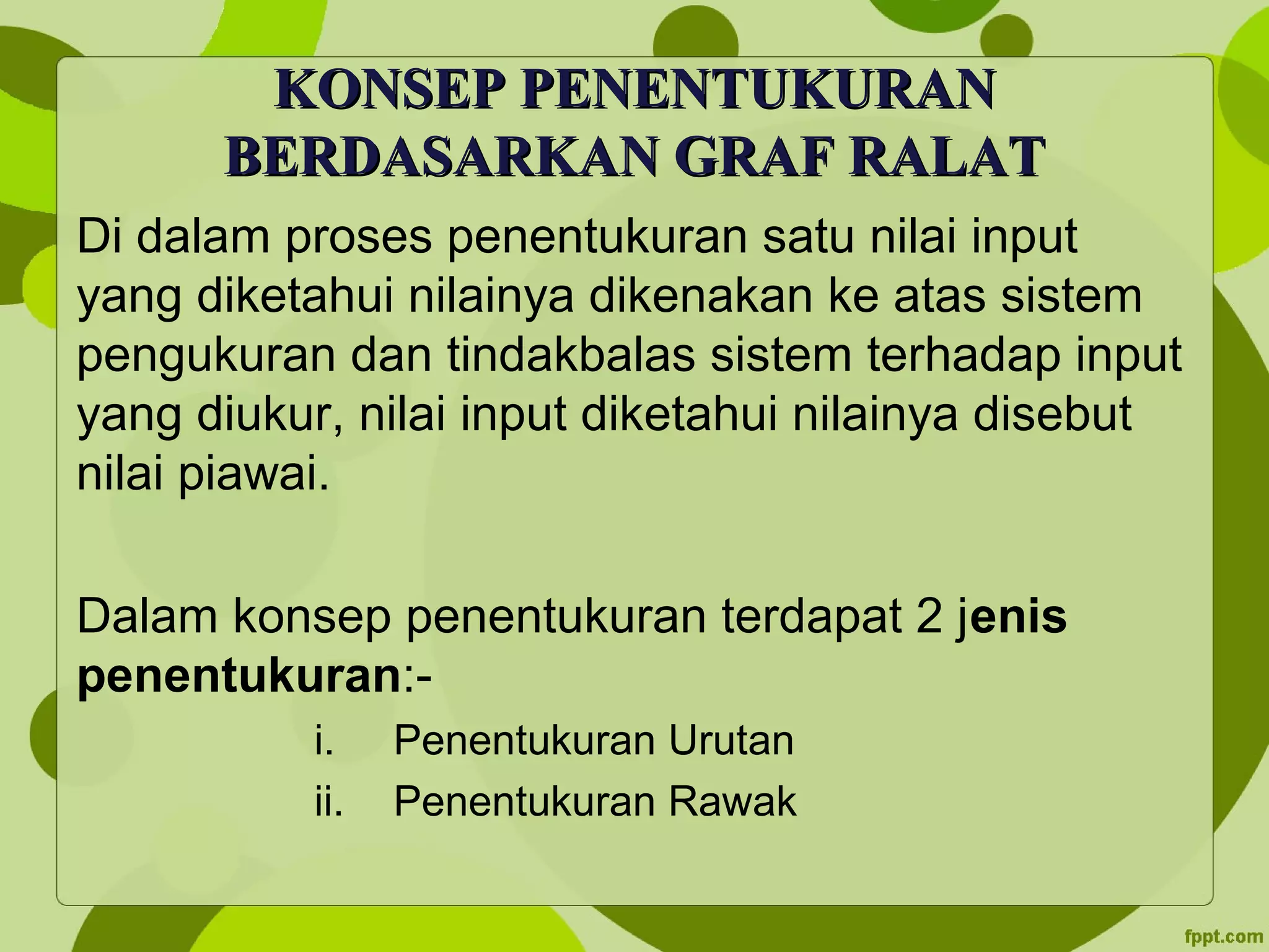 Konsep Pengukuran | PPT
