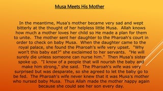 The Birth of Prophet Musa | PPTX