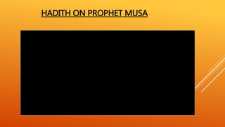 The Birth of Prophet Musa | PPTX