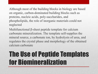Application of Biological Assemblies in NanoBiotechnology PPt | PPTX