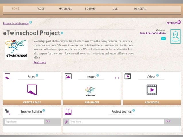 eTwinning presentation | PPT