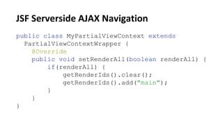 Modern WebSites with JSF and jQuery | PPT