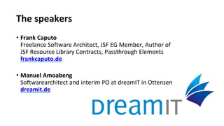 Modern WebSites with JSF and jQuery | PPT