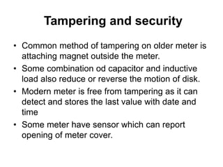single phase static energy meter | PPTX
