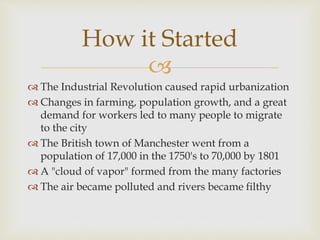 Urbanization and Tenements | PPTX