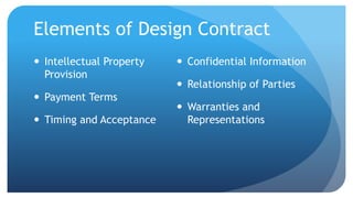 Agreement for Design Services | PPTX
