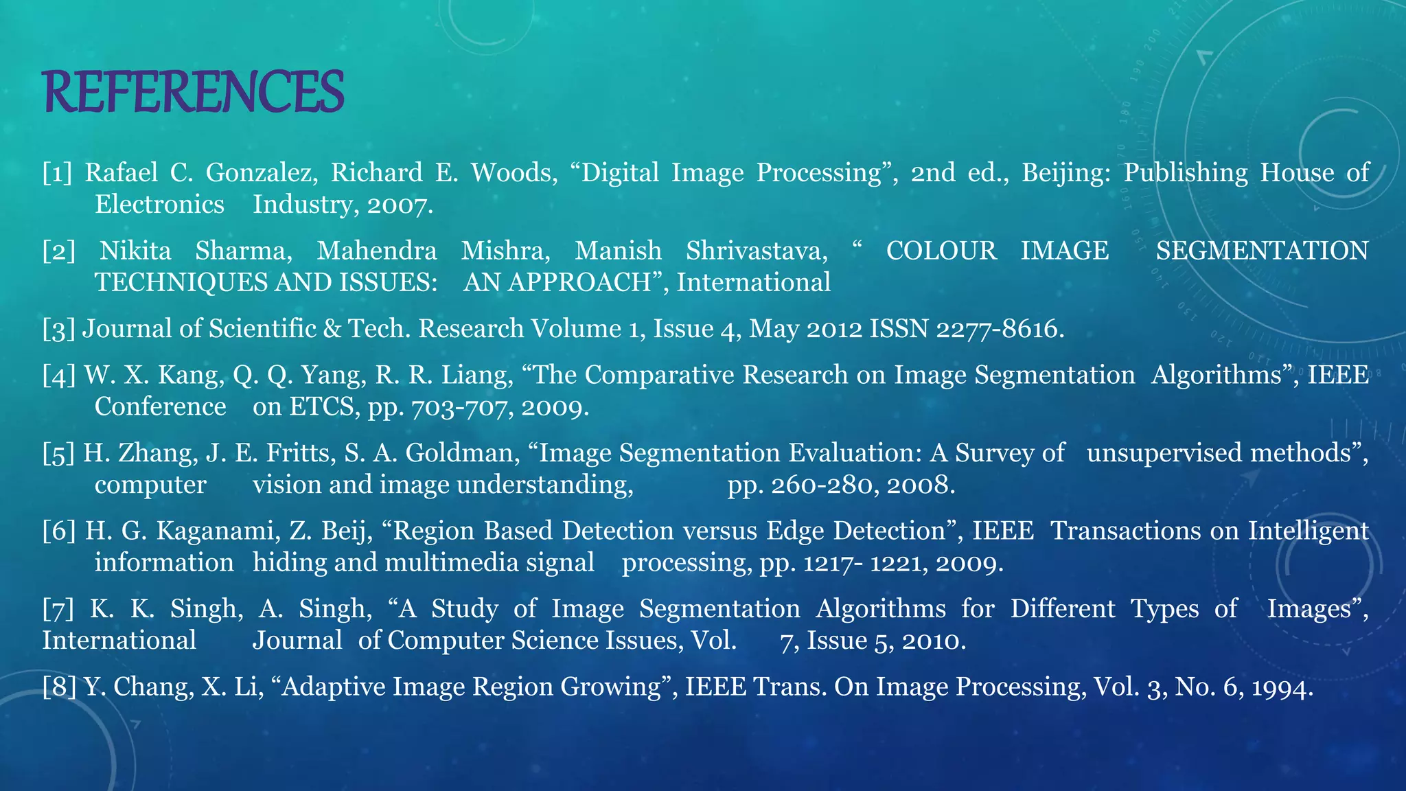 IMAGE SEGMENTATION TECHNIQUES | PPT