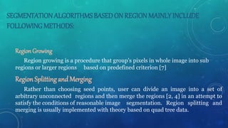 IMAGE SEGMENTATION TECHNIQUES | PPT