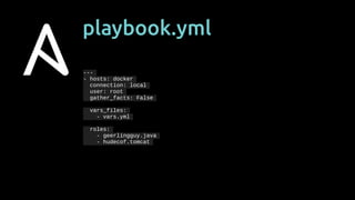 docker build with Ansible | PPT