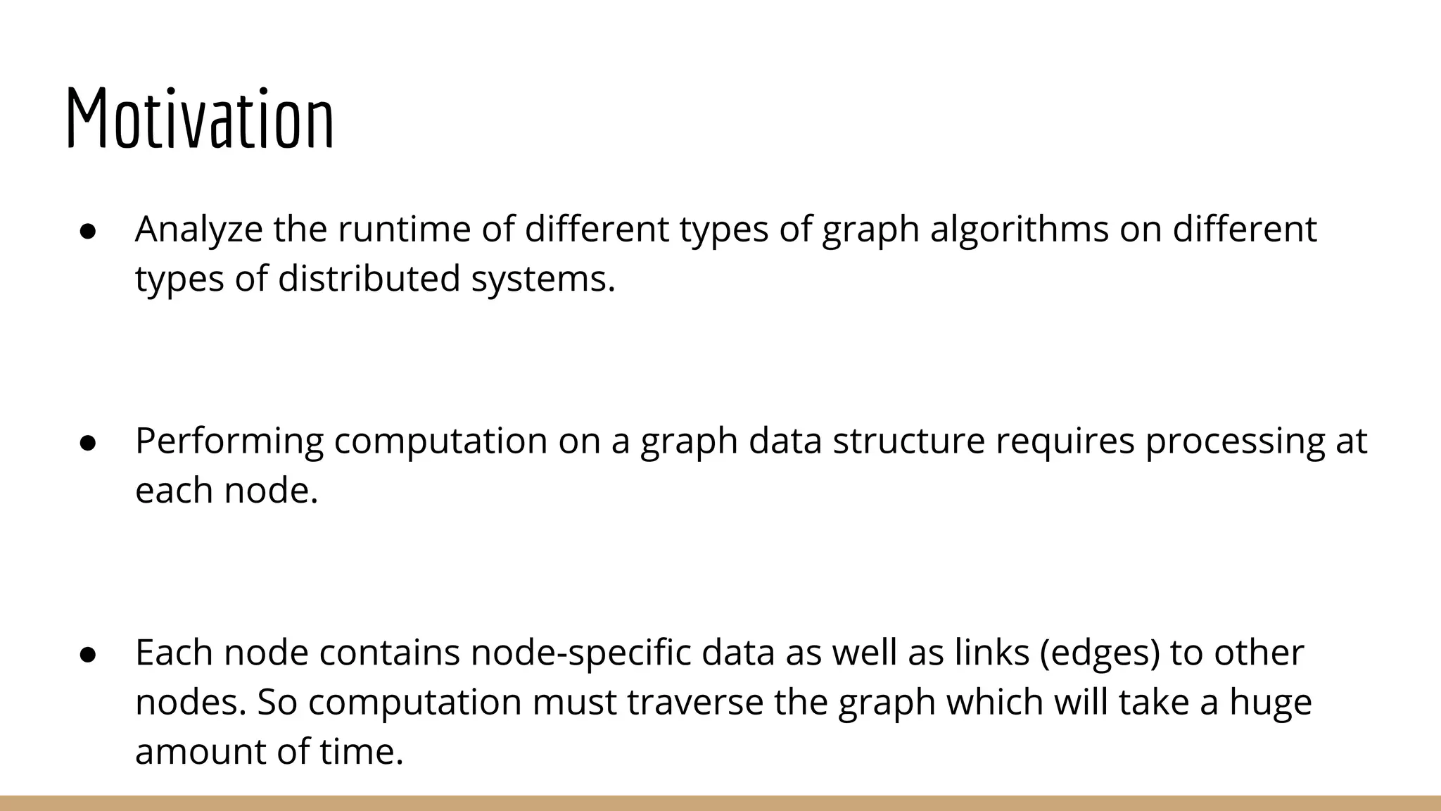 Benchmarking Tool For Graph Algorithms Ppt