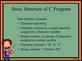 Structure | PPTX | Programming Languages | Computing