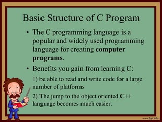 Structure | PPTX | Programming Languages | Computing