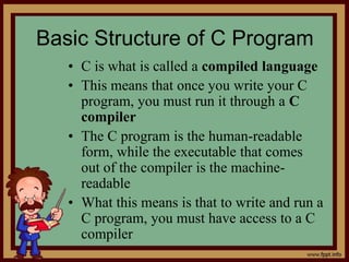Structure | PPTX | Programming Languages | Computing